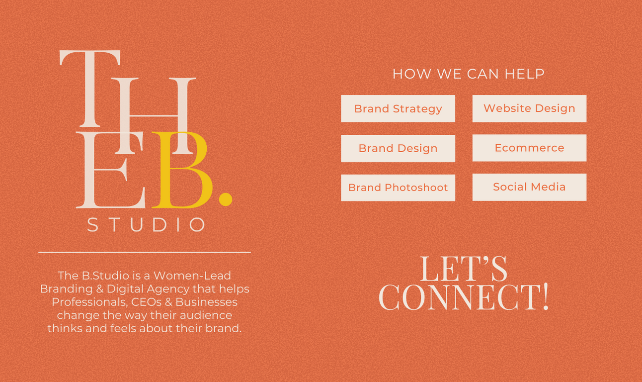 The B. Studio | Branding & Website Design