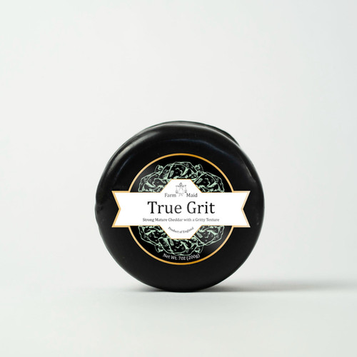 Farm Maid - Waxed Strong Mature Cheddar "True Grit" 200g | Al Marsa Gourmet