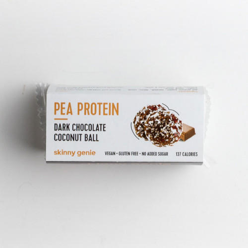 Skinny Genie - Protein Balls Dark Chocolate Coconut 21g | Al Marsa Gourmet