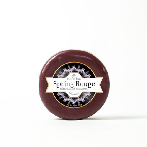 Farm Maid - Waxed Cheddar with Onions & Chive "Spring Rouge" 200g | Al ...