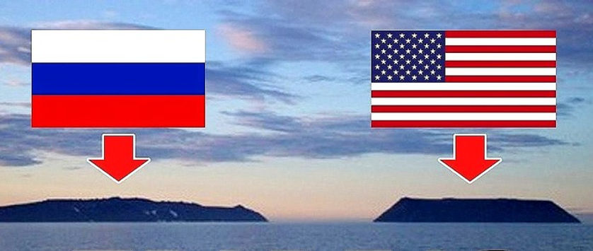 Isole Diomede - Le isole con 21 ore di differenza