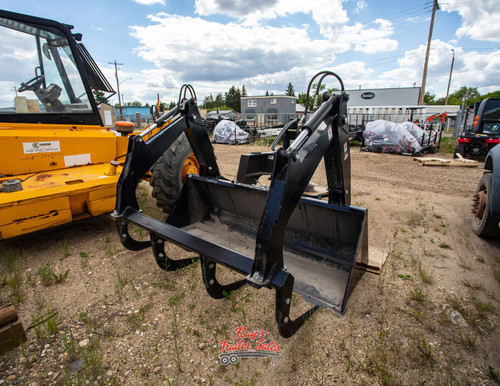 HLA 84" Qtach Grapple Bucket with 72" Grapple | Ray's Trailer Sales