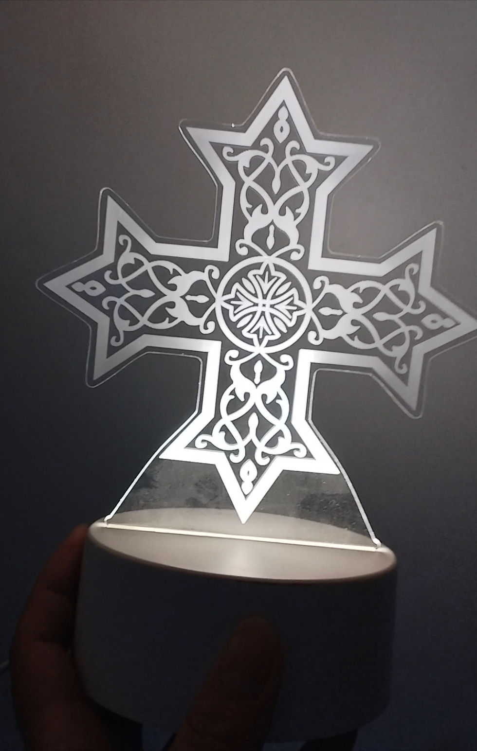 Coptic cross LED night light | We the Copts
