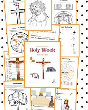 Holy Week Printable Sheets | We the Copts