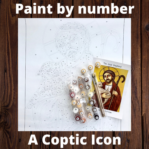 Paint by Numbers Coptic Icon kit | We the Copts