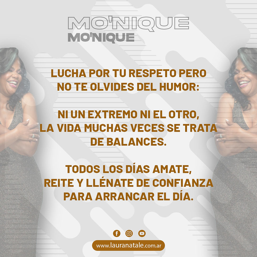 Historia de mujeres que inspiran: Mo'Nique I Laura Natale Moda