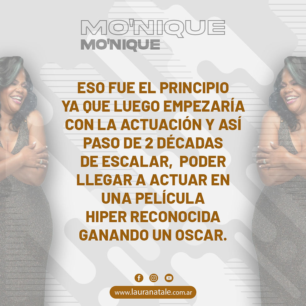 Historia de mujeres que inspiran: Mo'Nique I Laura Natale Moda