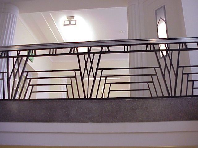 Art Deco style in Metal Railing