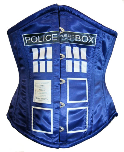 Tardis Underbust Corset | Fiona's Fineries