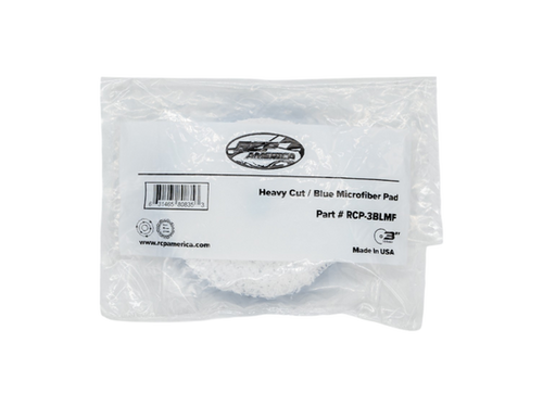 Heavy Cut Blue Microfiber Pad | RCP America