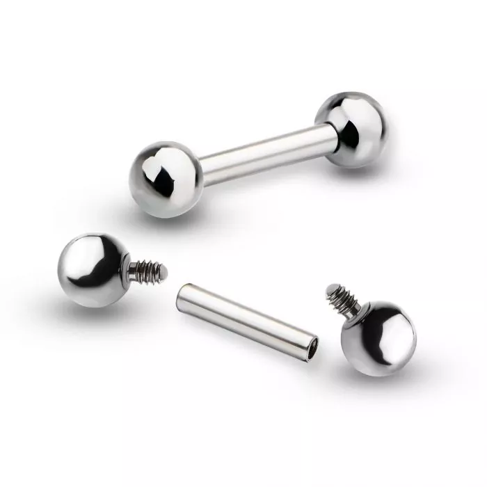 Titanium Internally Threaded Micro Barbells | Z-Edge Tattoo