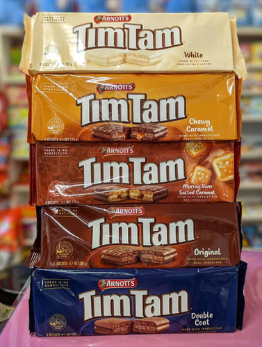 Set of 5 Tim Tam Chocolate Bars | Candy World UK