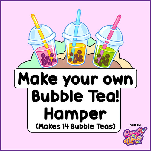 Make your own Bubble Tea Hamper (Makes 14 Bubble Teas!) | Candy World UK