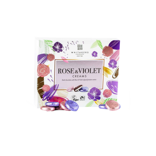 Whitakers Rose & Violet Creams 200g | Candy World UK
