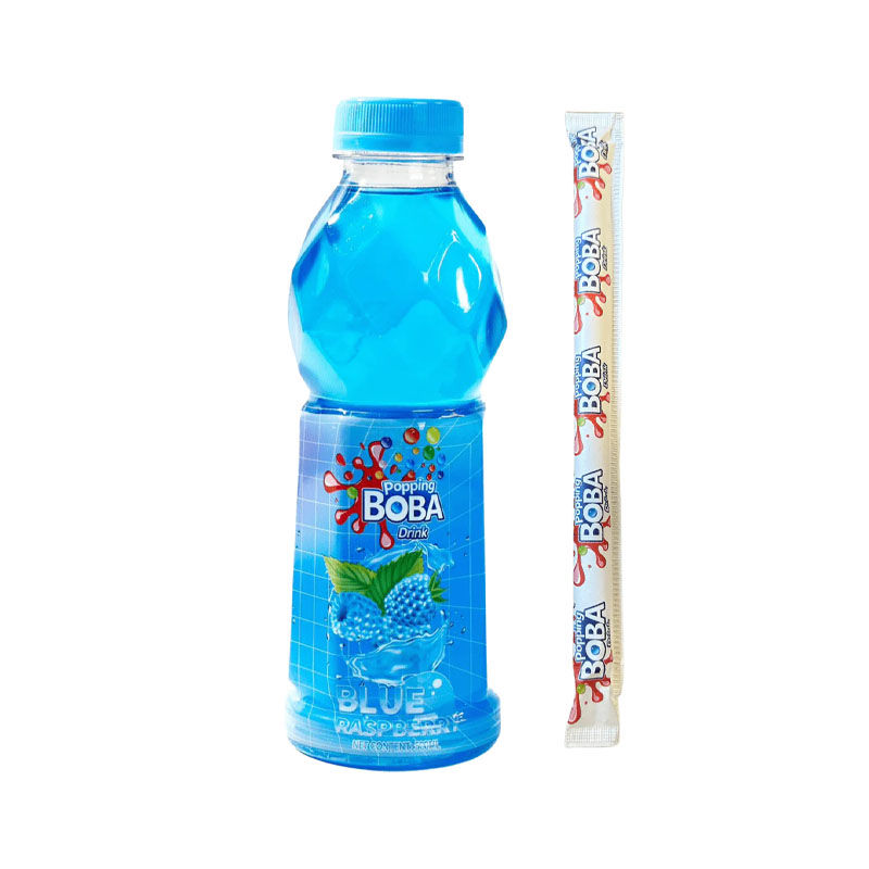 Popping Boba Drink - Blue Raspberry 500ml | Candy World UK
