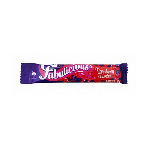 RJ's Fabulicious Raspberry Twister 40g | Candy World UK