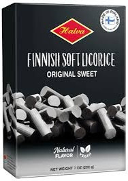 Halva Finnish Soft Licorice Original Sweet 200g | Candy World UK