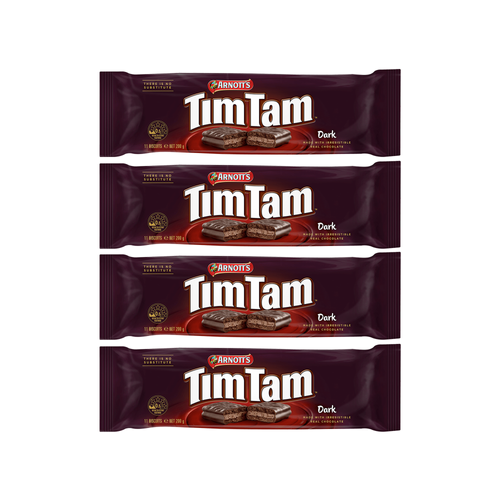 4 Arnott's Tim Tam Dark 4 x 200g | Candy World UK