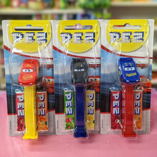 Choice of 3 Disney Pixar Cars PEZ: Red McQueen, Blue McQueen, Jackson ...
