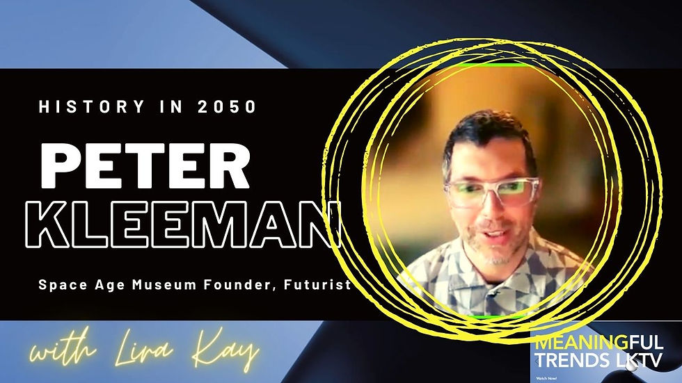 Popular Culture & Bold Solutions - Peter Kleeman, Space Age Museum ...