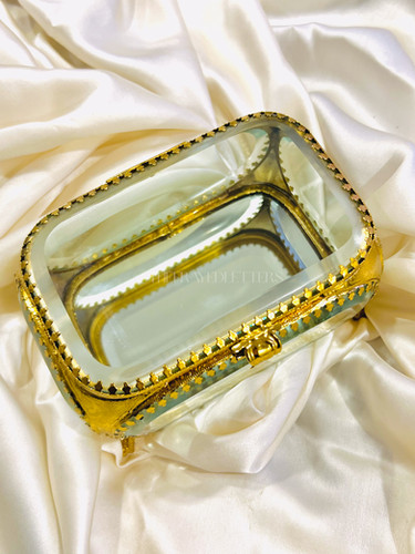 Vintage French Box | Frayed letters