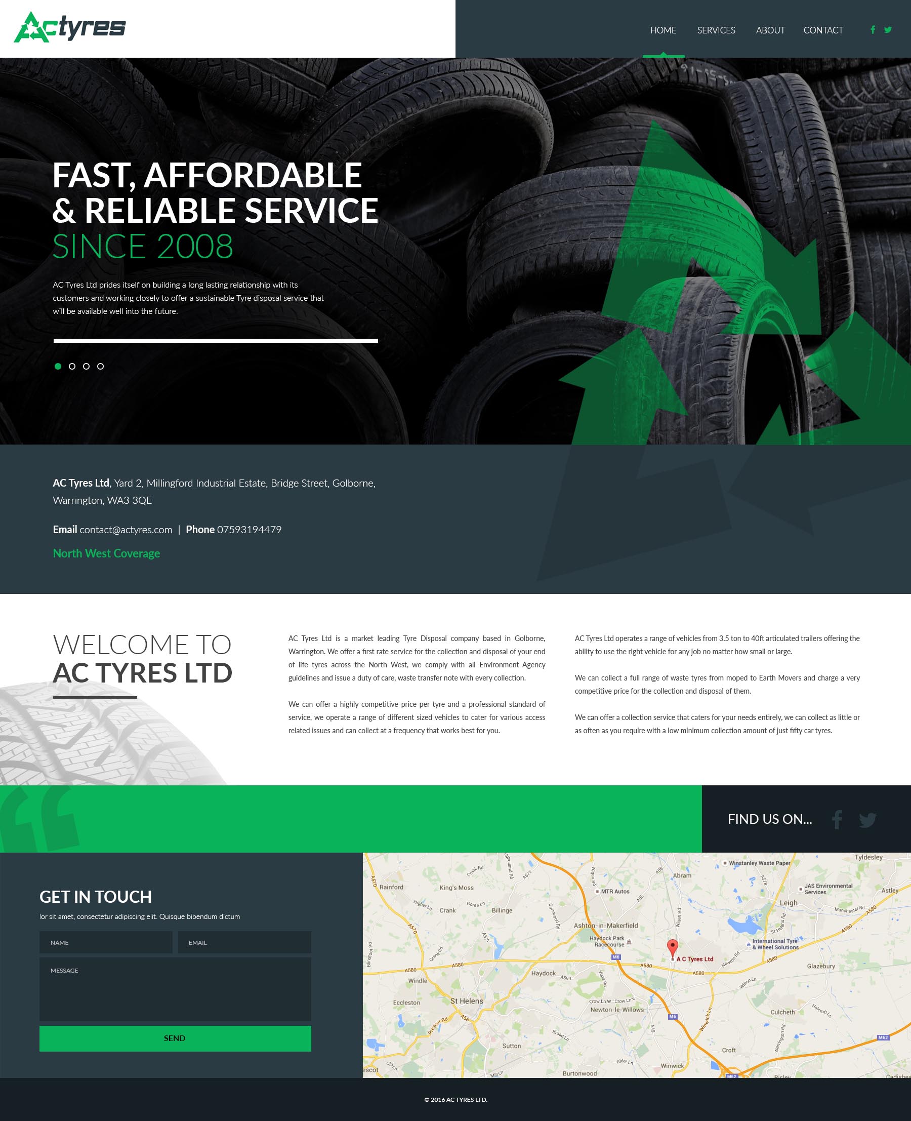 AC Tyres Ltd- The tyre disposal specialists