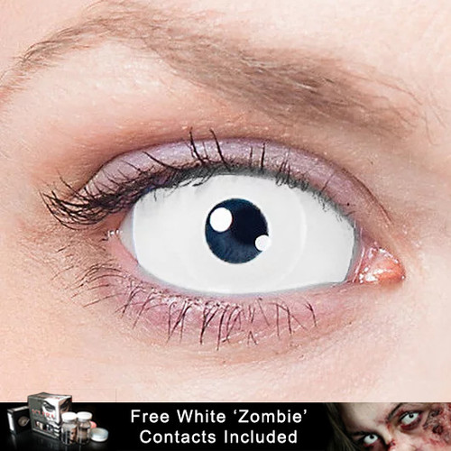 White Witch Sclera Contacts | $59.99 | USA | ScleraContacts.com