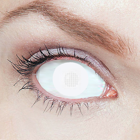 White Mesh (14mm Diameter) | $44.95 | USA | ScleraContacts.com