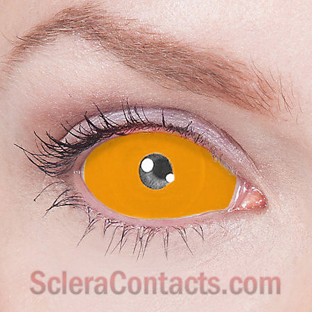 Orange Sclera Contacts | $59.95 | USA | ScleraContacts.com