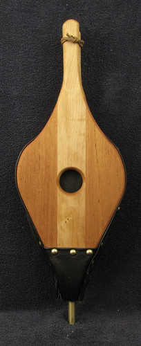 Flame Birch and Spanish Cedar Fireplace Bellows | laughingcoyotewood