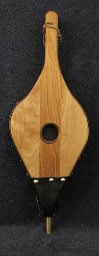 Spanish Cedar and Flame Birch Fireplace Bellows | laughingcoyotewood