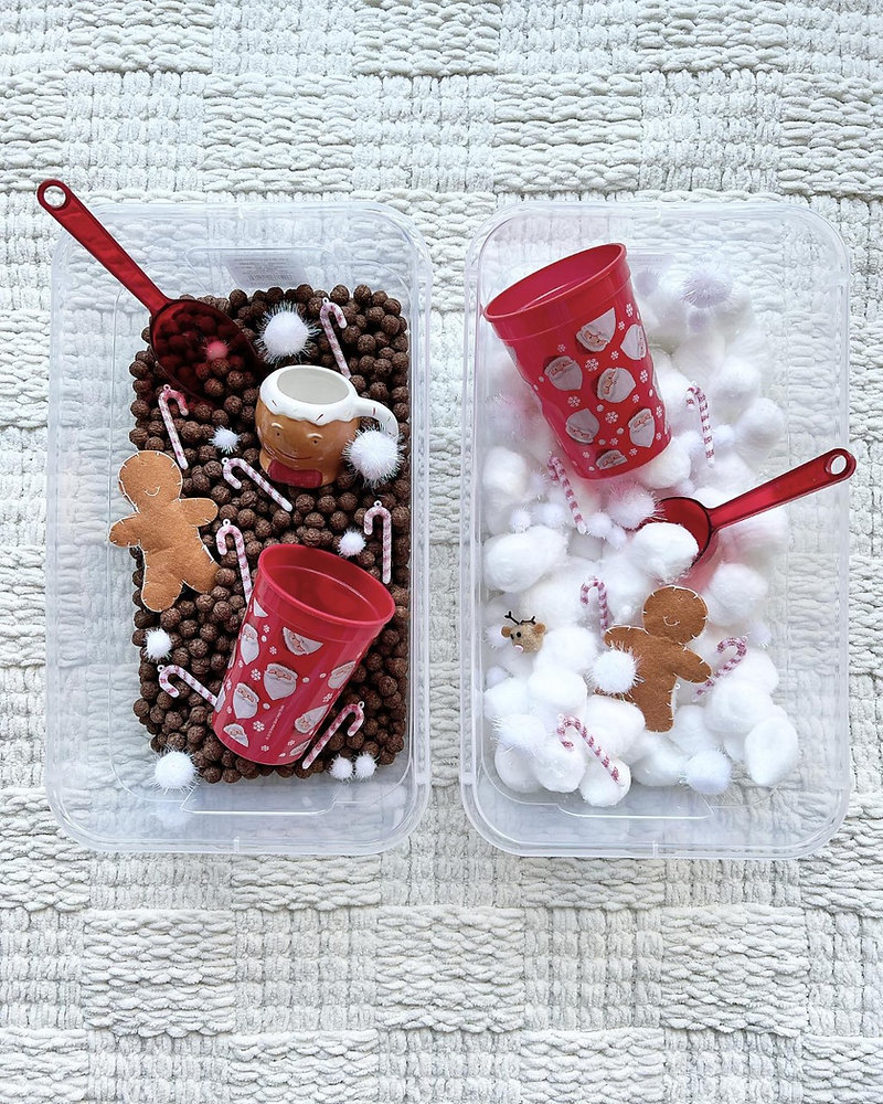 Christmas Sensory Bins