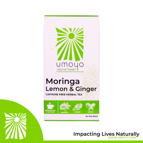 Moringa Lemon & Ginger Tea | Umoyo Natural Health