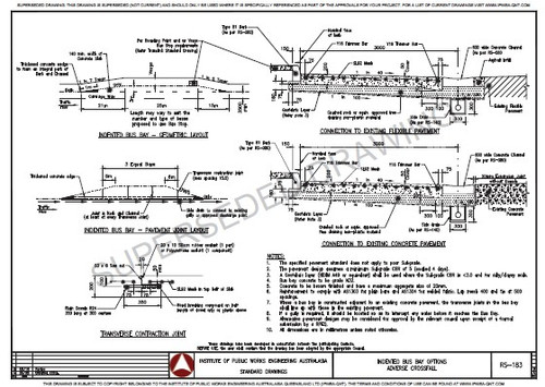 Superseded - Indented Bus Bay Options - RS-183 | IPWEA-QNT