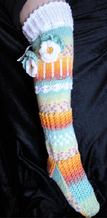 Magic Flower Socks (Digital knitting Pattern) | website