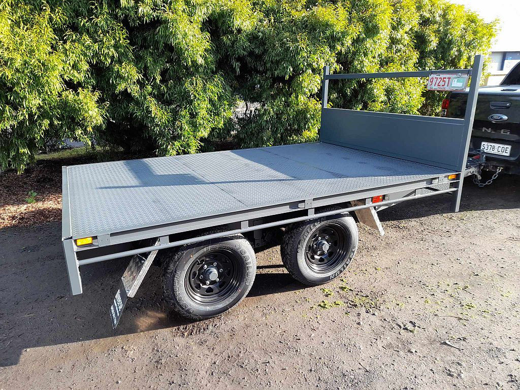 3m x 2m 3.2T Rated Flat Top Trailer