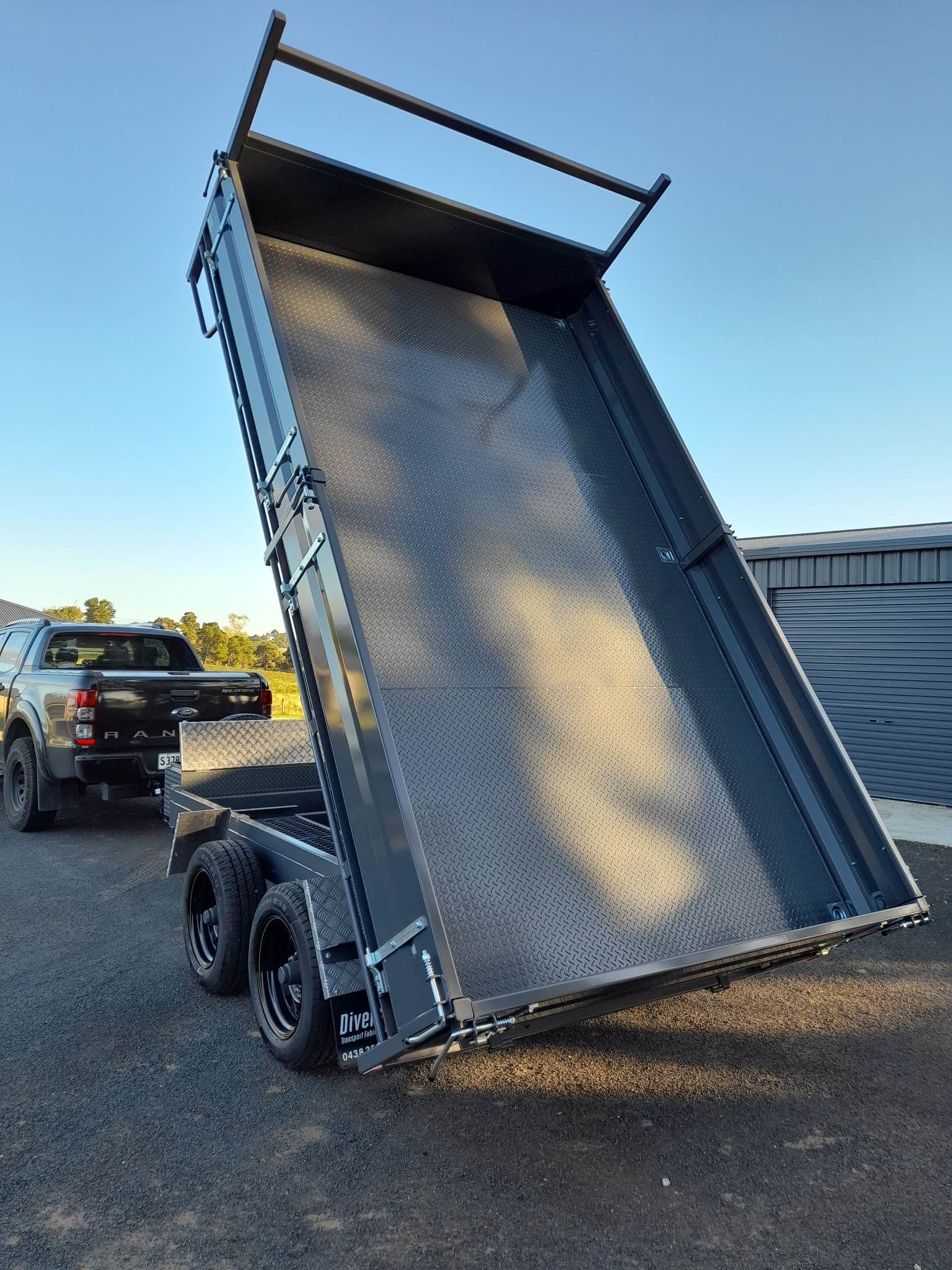 12ft x 7ft 3.5T Rated Flat Top Tipper