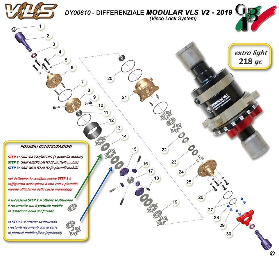 Bergonzoni - Modular VLS Differential v2-2019 | Holeshot Hobbies
