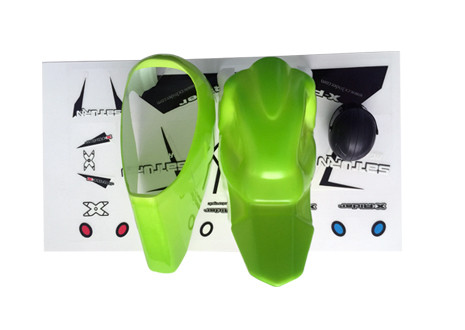 X-Rider Body Shell (Green) | Holeshot Hobbies