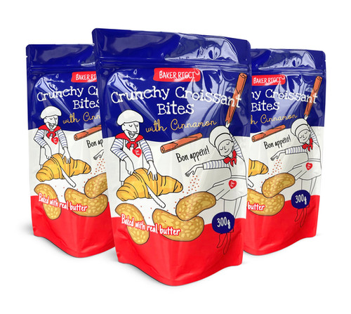 Baker Ricci Cinnamon Croissant Bites | Ricci's Bikkies