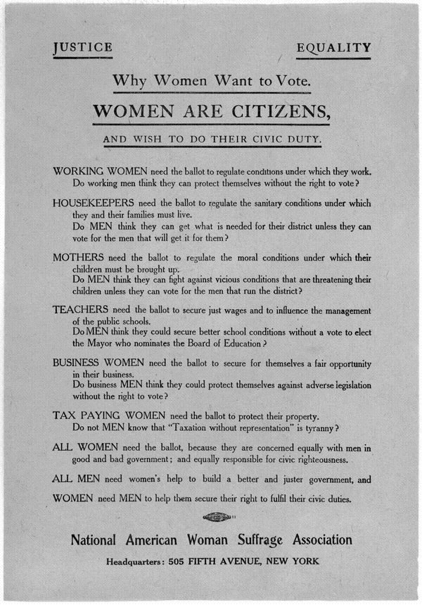 Political Cartoons | Glen Rock Women's Suffrage Poster Contest