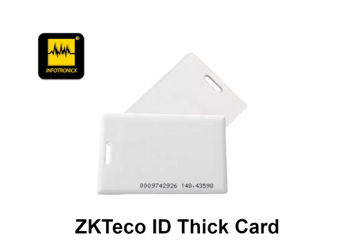 ZKTeco ID Thick Card | Biometrics & Automation by Infotronicx
