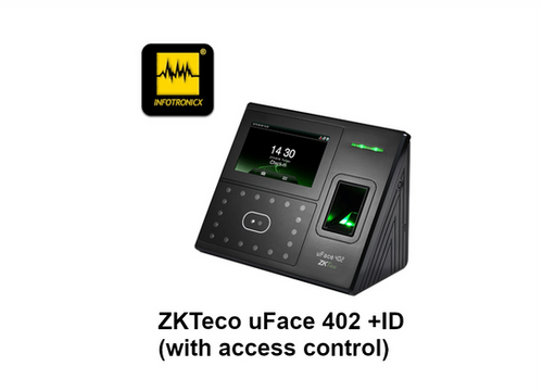 ZKTeco uFace 402 +ID(with access control) | Biometrics & Automation by ...
