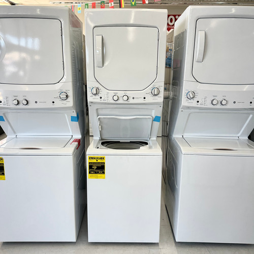 GE GUD24ESSMWW Unitized Spacemaker Washer Dryer | Appliances 4 Less
