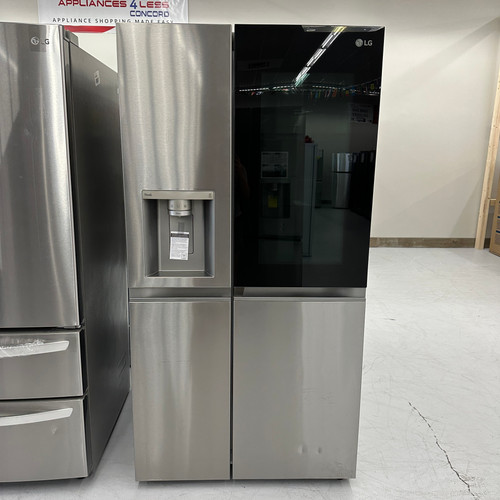 LG LRSOS2706S 28 cu.ft. Side-By-Side Refrigerator- Instaview® Craft Ice ...