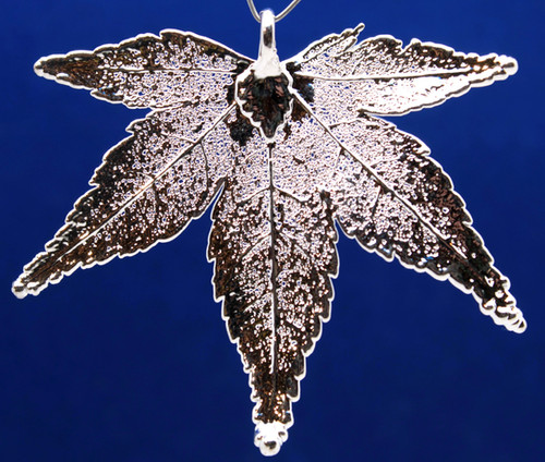 Silver Japanese Maple Leaf | Pendragon Jewelry