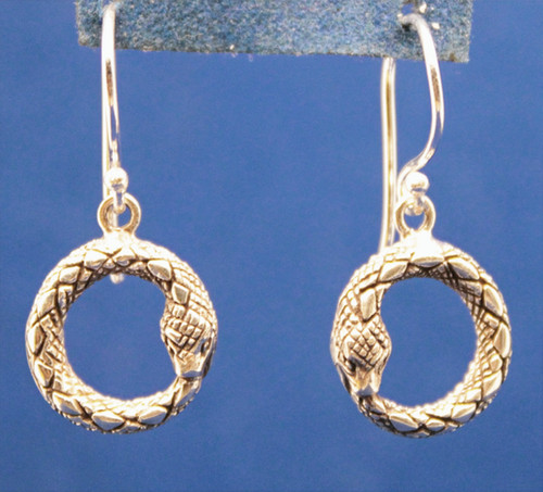 Ouroboros Earrings | Pendragon Jewelry