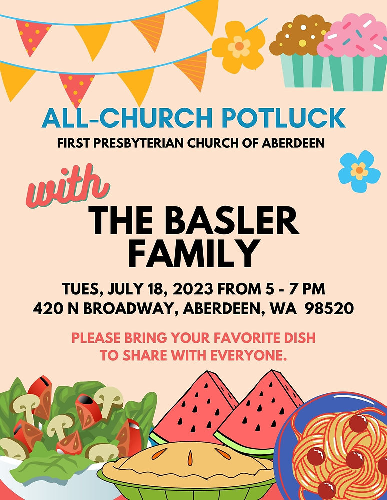 All-Church Potluck with the Baslers