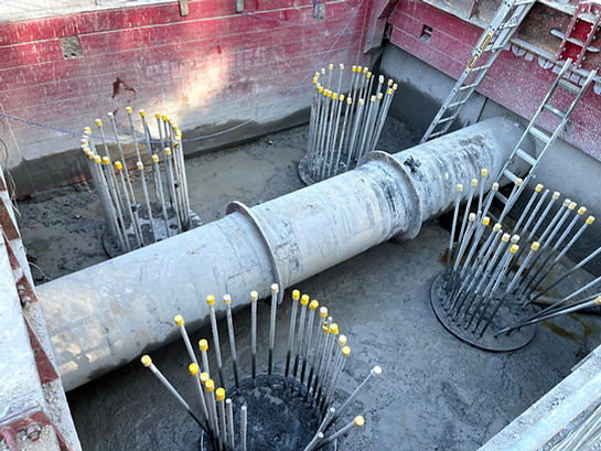 Steel Water with Concrete Encasement | SNG Engineering