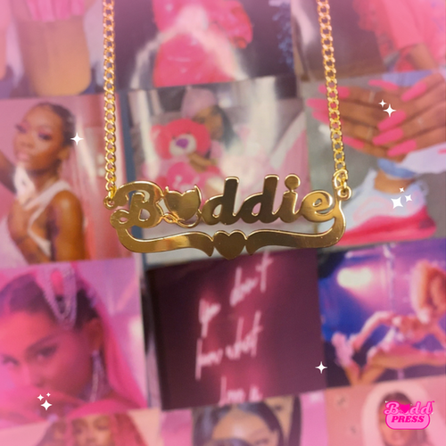 "Baddie" Necklace | Badd press